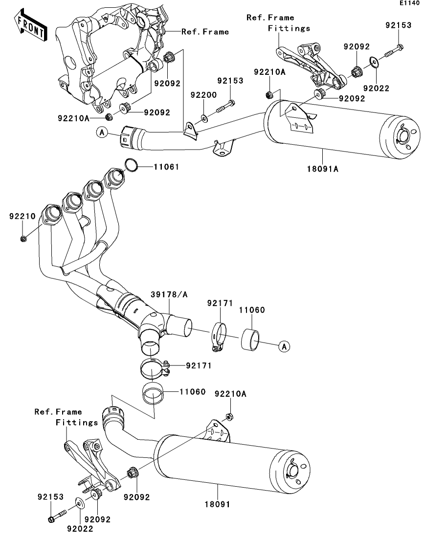 カワサキパーツ/ウエア＆グッズオンラインショップパーツ選択