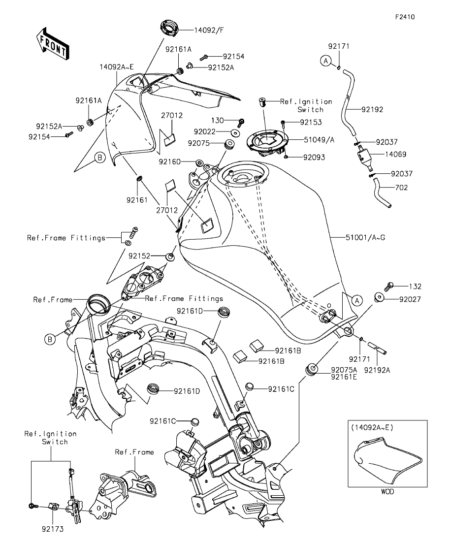 カワサキパーツ/ウエア＆グッズオンラインショップパーツ選択