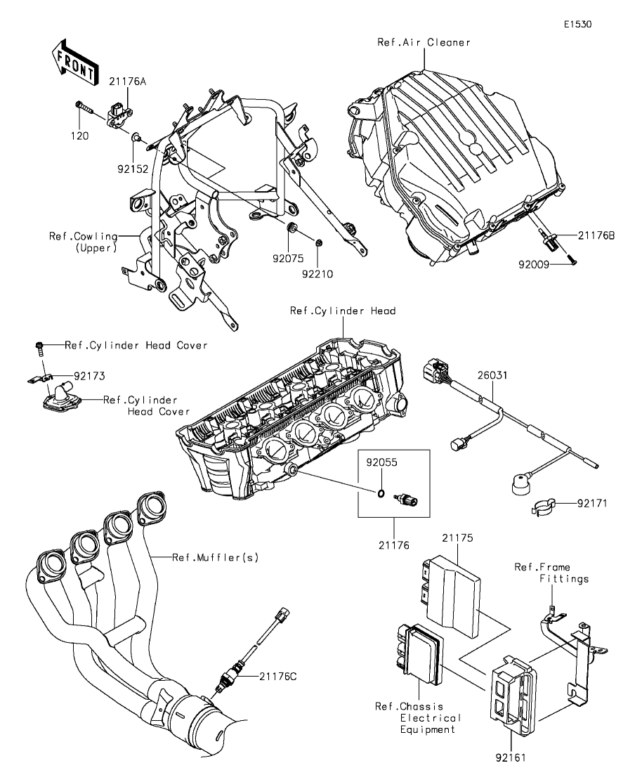 カワサキパーツ/ウエア＆グッズオンラインショップパーツ選択