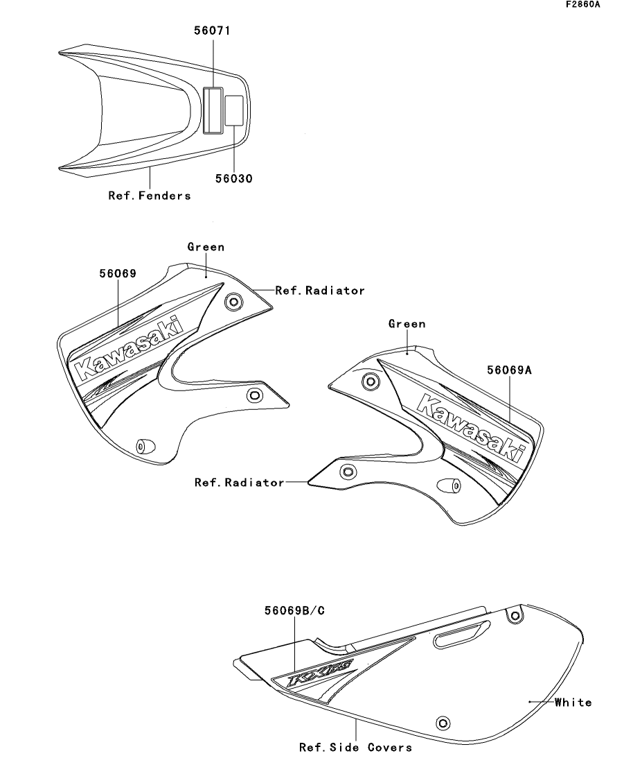 カワサキパーツ/ウエア＆グッズオンラインショップパーツ選択