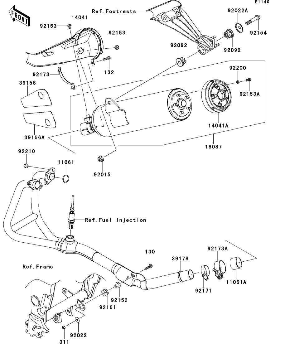 カワサキパーツ/ウエア＆グッズオンラインショップパーツ選択