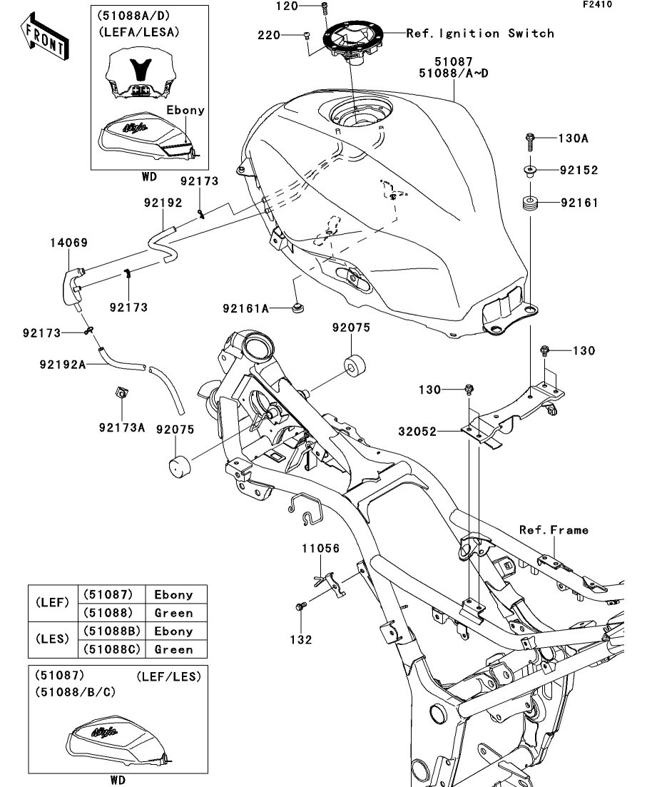 カワサキパーツ/ウエア＆グッズオンラインショップパーツ選択