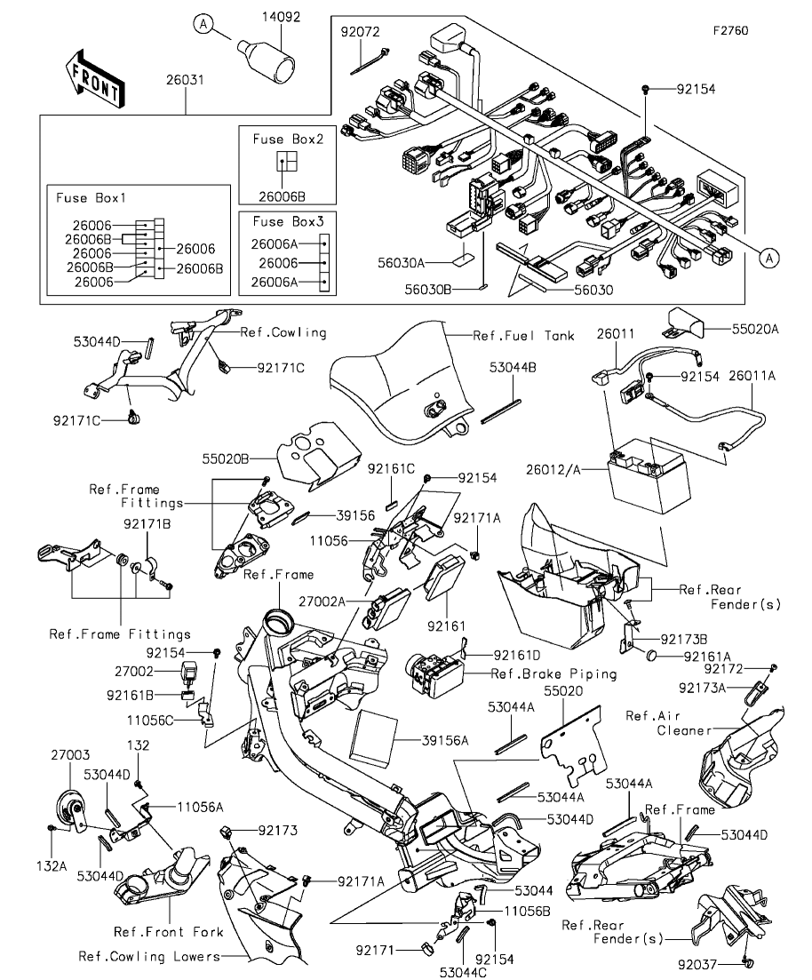 カワサキパーツ/ウエア＆グッズオンラインショップパーツ選択