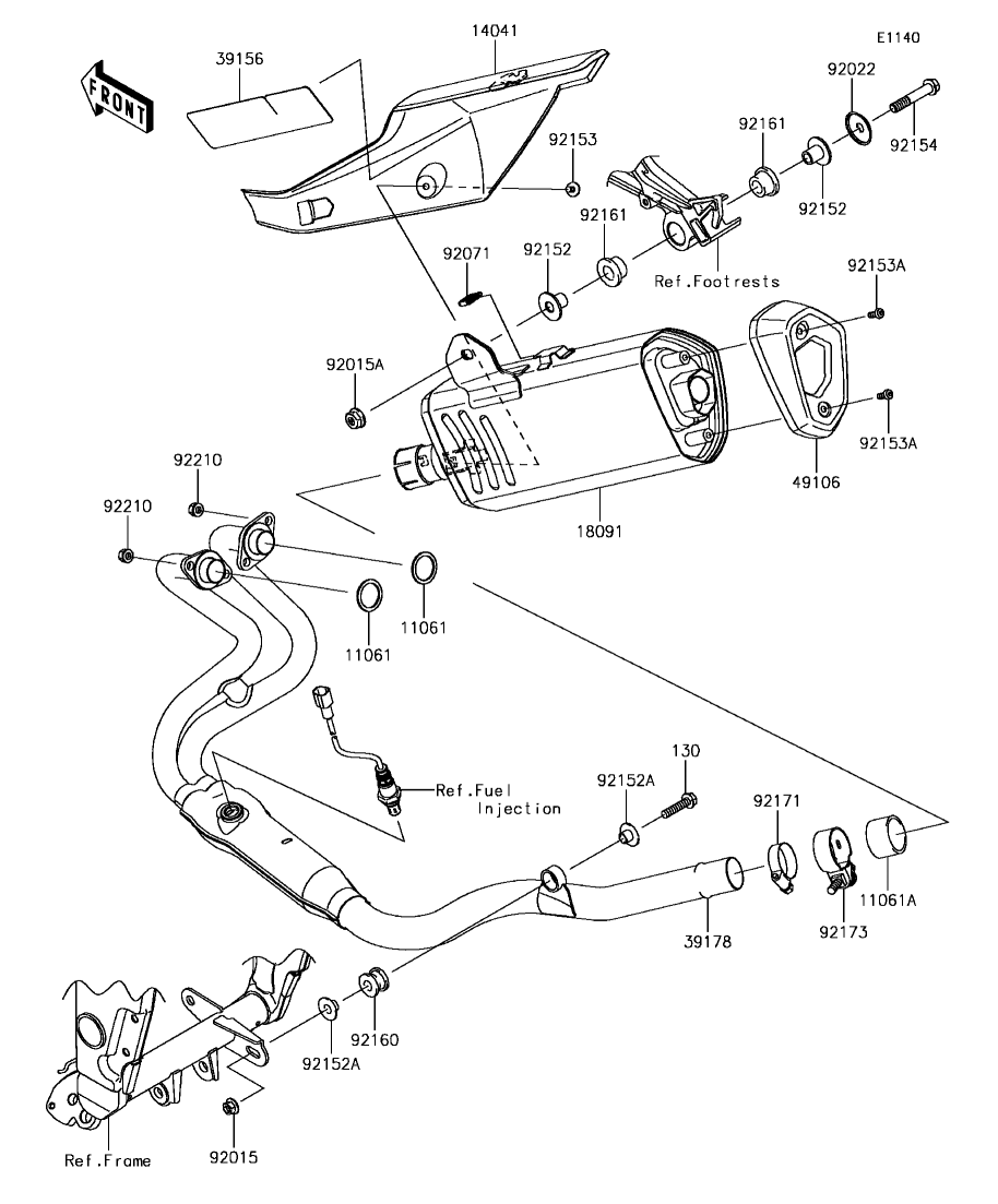 カワサキパーツ/ウエア＆グッズオンラインショップパーツ選択