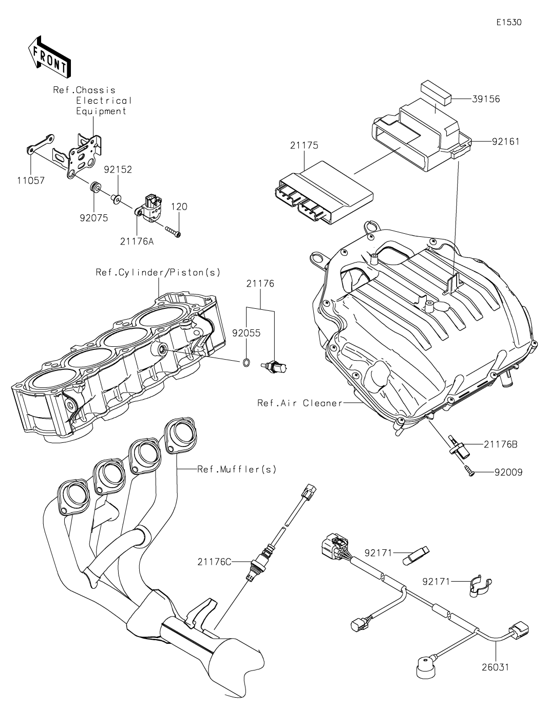 カワサキパーツ/ウエア＆グッズオンラインショップパーツ選択
