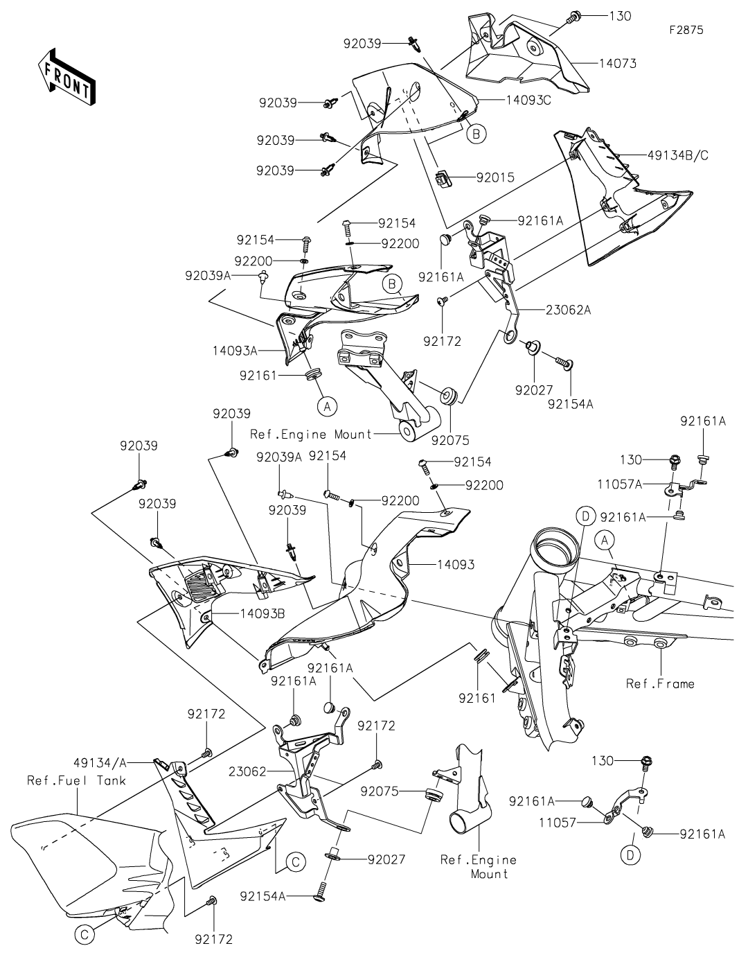 カワサキパーツ/ウエア＆グッズオンラインショップパーツ選択