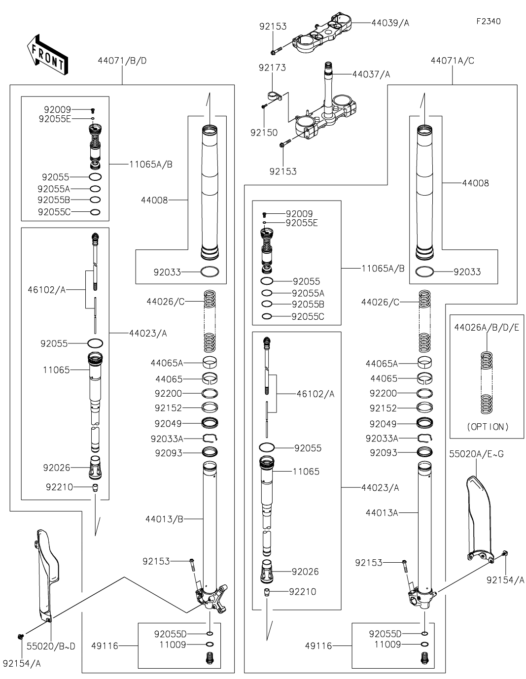 カワサキパーツ/ウエア＆グッズオンラインショップパーツ選択