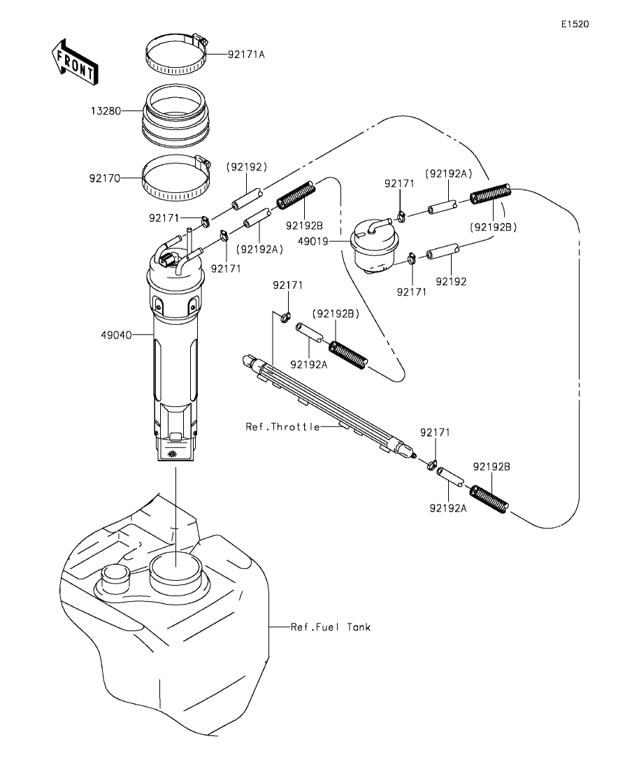 カワサキパーツ/ウエア＆グッズオンラインショップパーツ選択