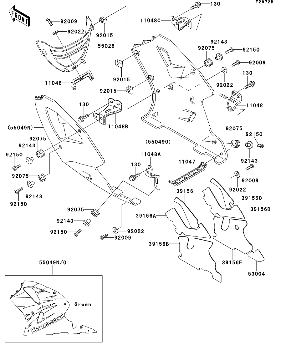 カワサキパーツ/ウエア＆グッズオンラインショップパーツ選択