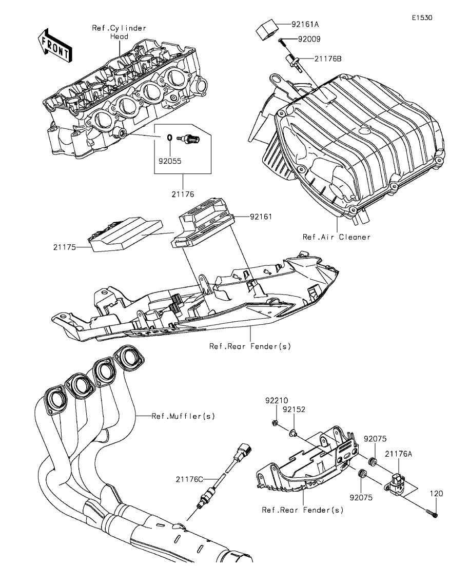 カワサキパーツ/ウエア＆グッズオンラインショップパーツ選択