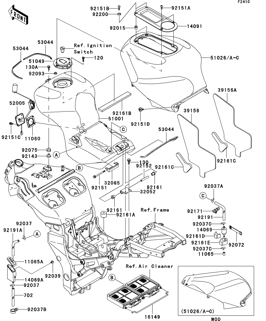 カワサキパーツ/ウエア＆グッズオンラインショップパーツ選択